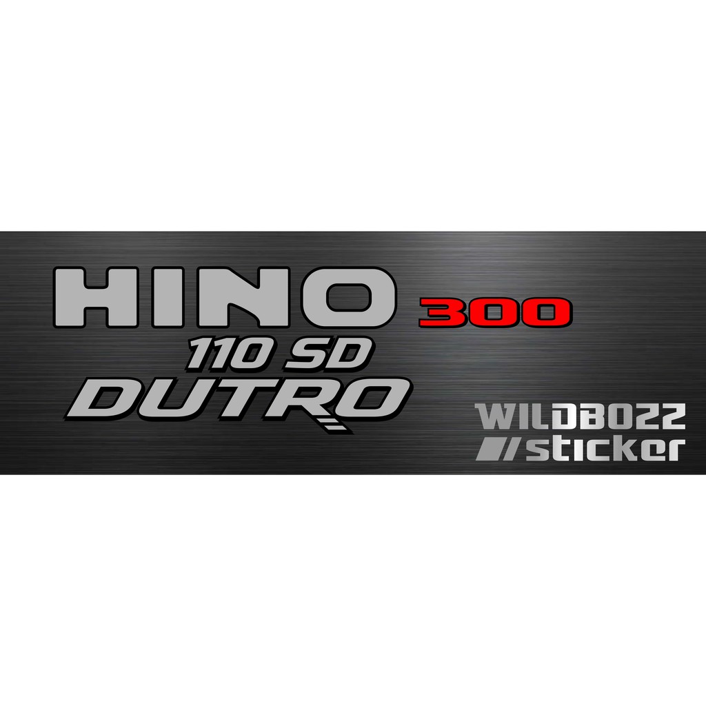 Jual sticker HINO 300 DUTRO | Shopee Indonesia