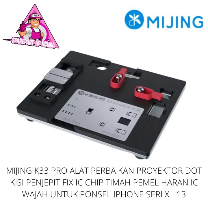 Jual MIJING K33 PRO FACE ID IC MAINTENANCE REPAIR FIXTURE FOR IPHOONEE X - 13 ORIGINAL | Shopee ...