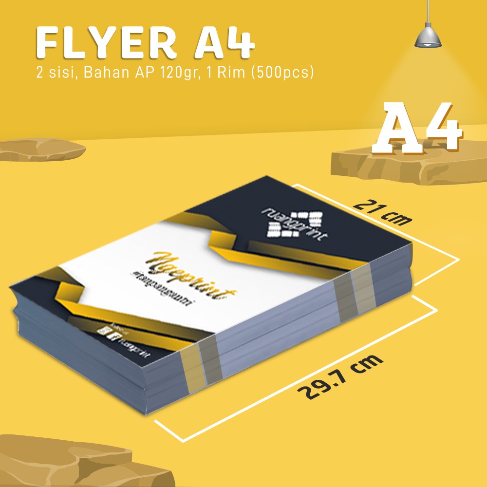 Jual Flyer A4 2 Sisi, 1 Rim (Art Paper 120gr) | Shopee Indonesia