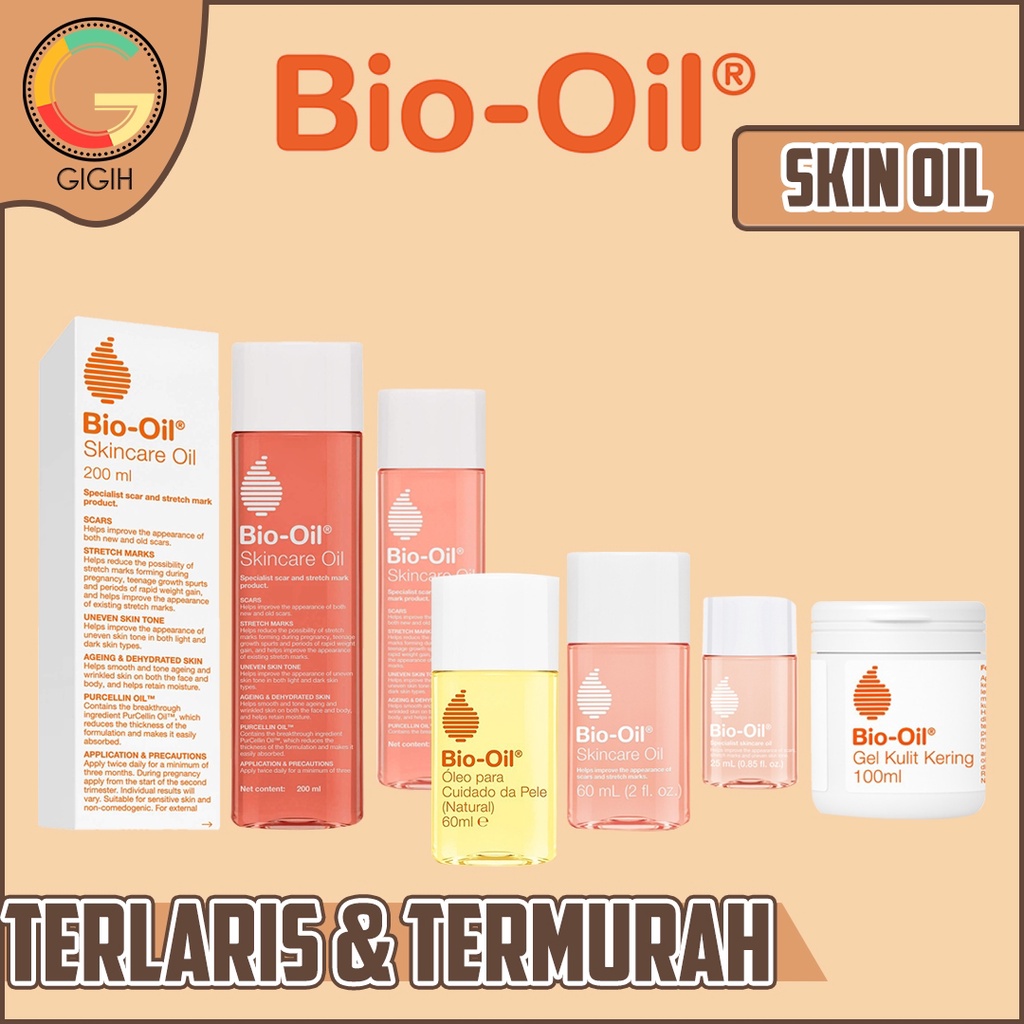 Jual Bio Oil Natural 25ML,60Ml,50ml,100ML BPOM | Shopee Indonesia