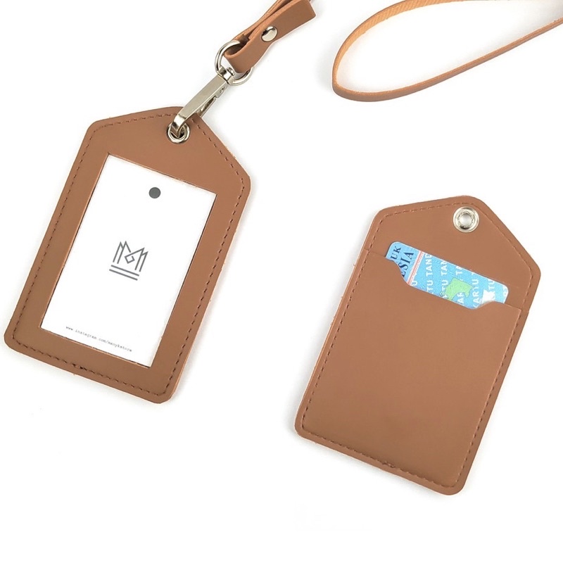 Jual ( COD) ID CARD HOLDER v.02 / TEMPAT ID CARD KULIT | Shopee Indonesia