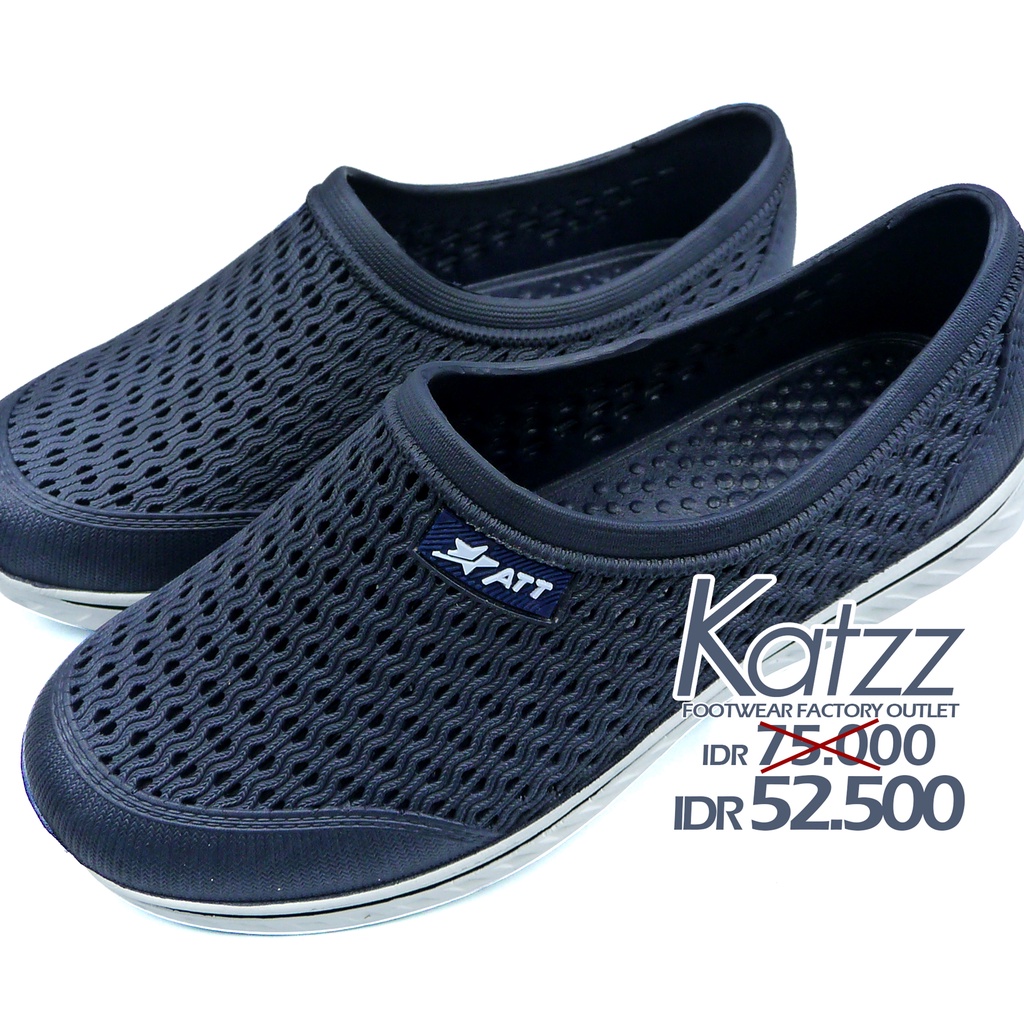 Jual Katzz - Sepatu Karet Pria Warna Biru Tua Uk 40 -43 / Sepatu Slip ...