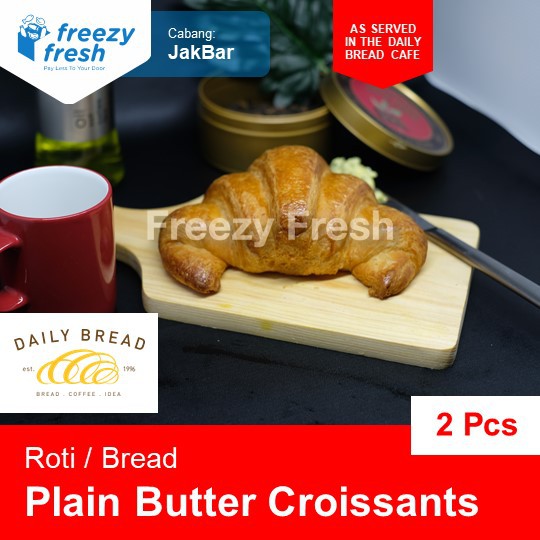 Jual Roti Plain Butter Croissants, by Daily Bread | Shopee Indonesia