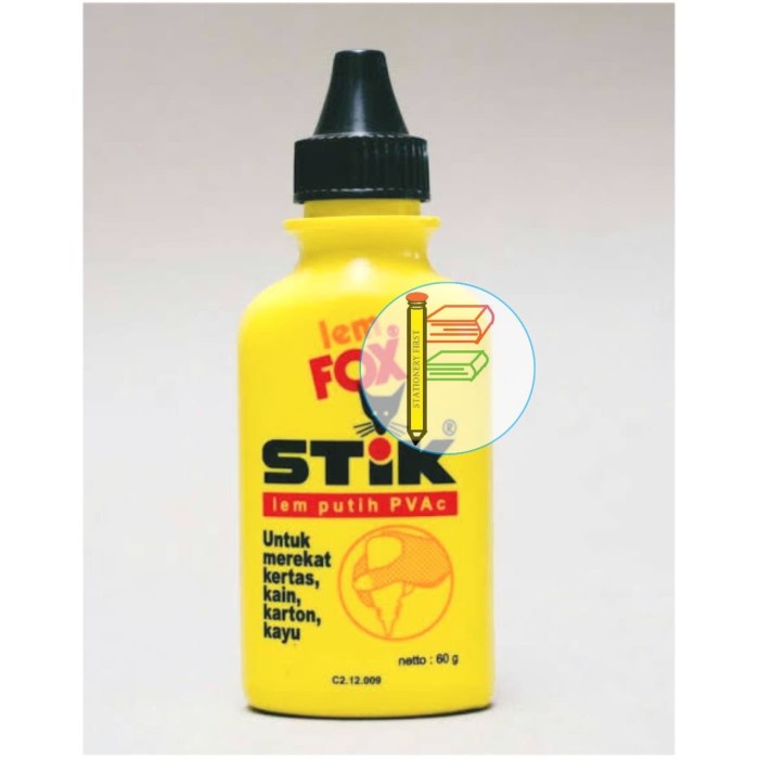 Jual Lem Fox Stik 60 gram Lem Putih PVAC Serbaguna | Shopee Indonesia