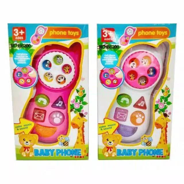 Jual Mainan hp anak mini phone toys music call baby | Shopee Indonesia