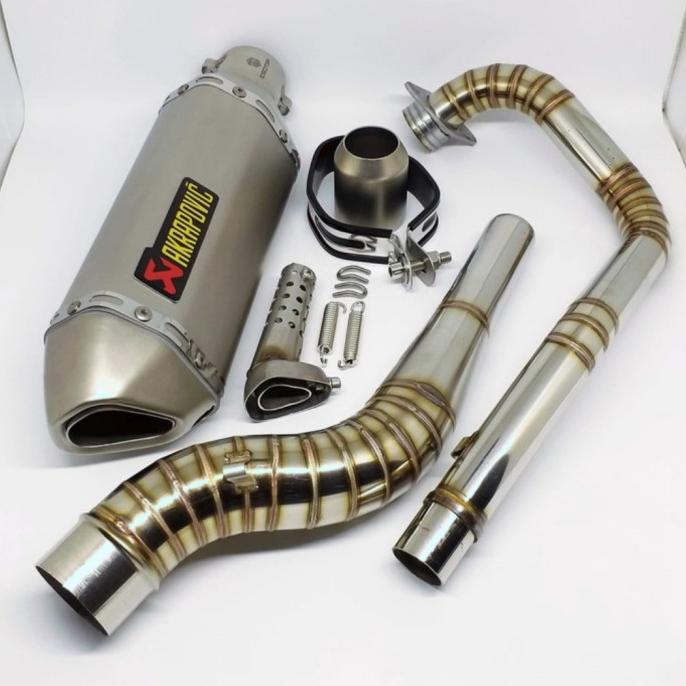 Jual Knalpot Akrapovic HZT V2 Full System XSR155 R15 GSX150 CBR 150 MX ...