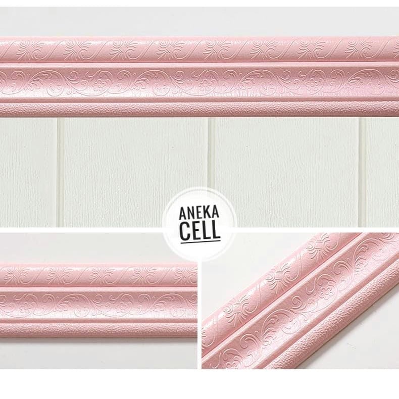 Jual [ NEW ] Wall Border List Foam 3D 8mm Wallpaper Tebal List Dinding ...