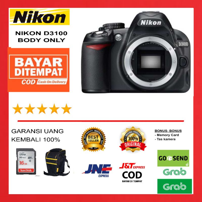 Jual Nikon D3100 kit 18-55mm | Shopee Indonesia