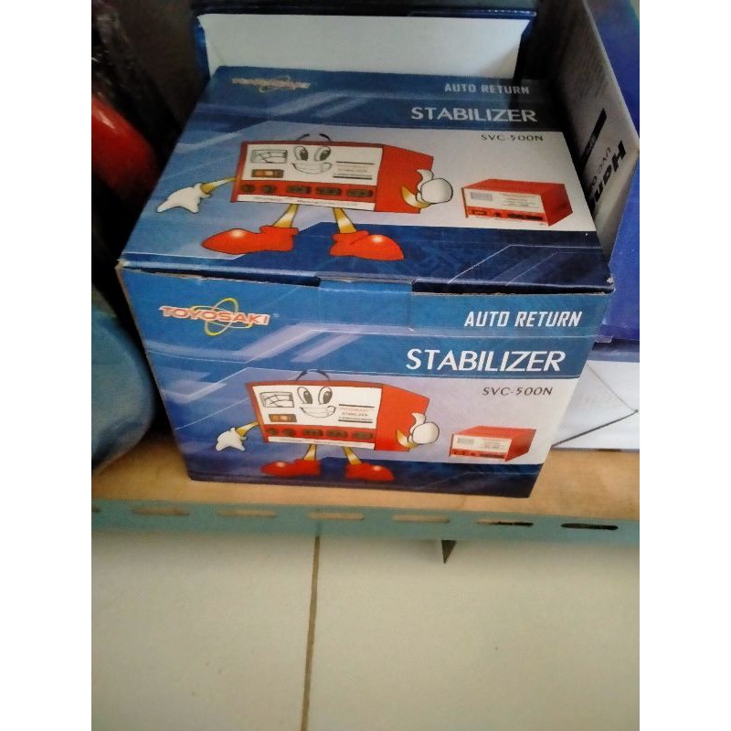 Jual Stabilizer/Stavol Listrik Toyosaki 500 watt/500W/SVC500N | Shopee ...