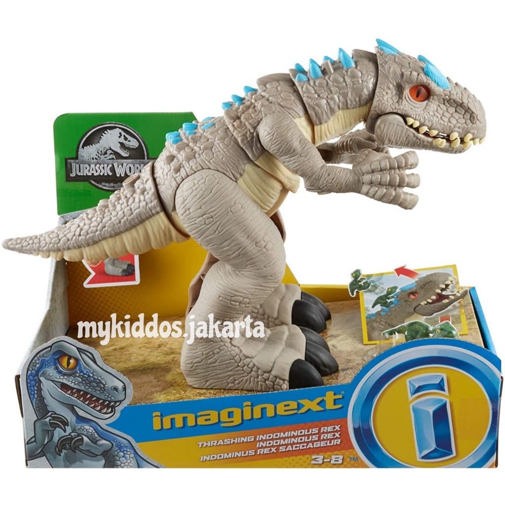 Jual Jurassic World - Imaginext Trashing Indominus Rex Figure Original ...