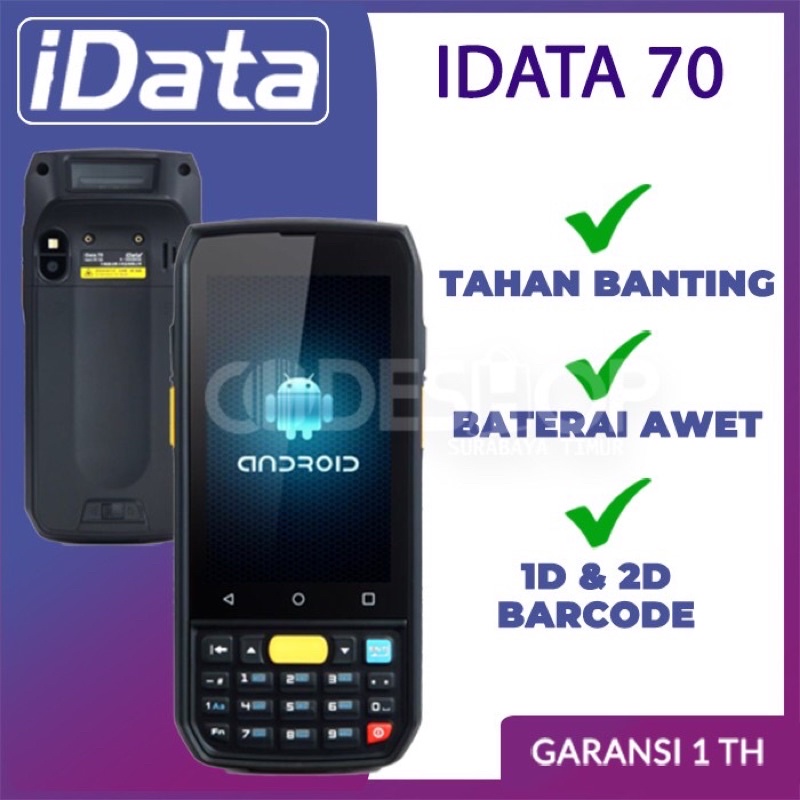 Jual PORTABLE SCANNER BARCODE MOBILE PDA PDT ANDROID IDATA 70 / IDATA70 ... Jual PORTABLE SCANNER BARCODE MOBILE PDA PDT ANDROID IDATA 70 / IDATA70 ...