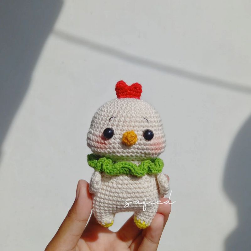Jual Boneka Rajut Ayam / Chicken Amigurumi (Boneka Rajut / Crochet Doll ...