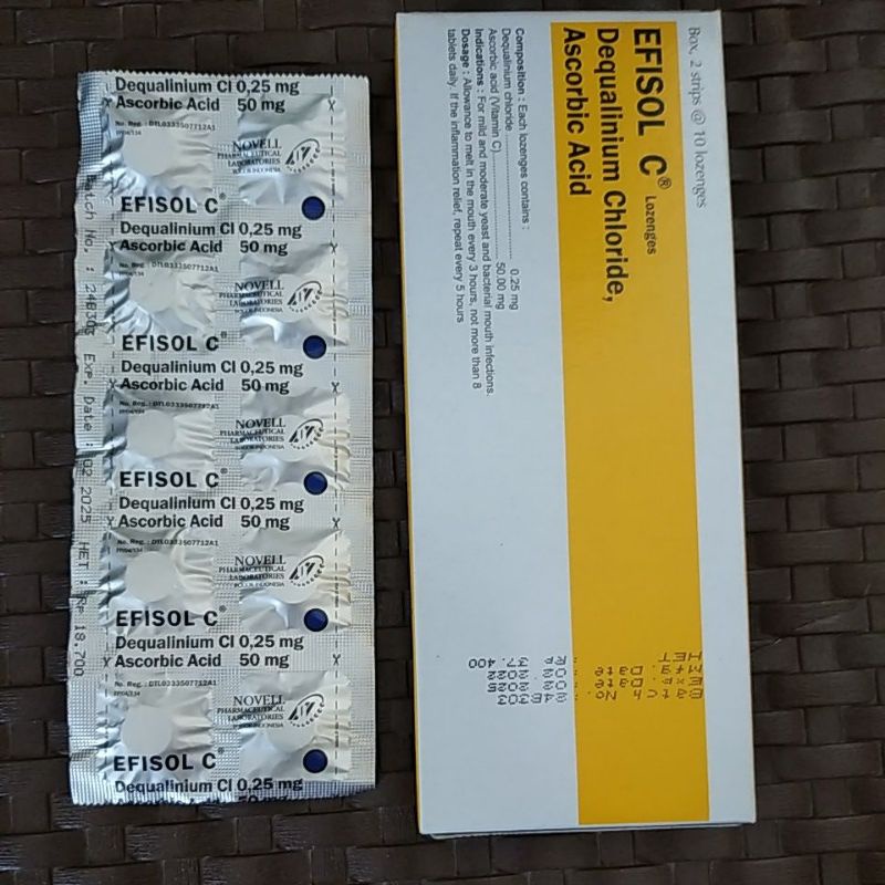 Jual Efisol C lozenges | Shopee Indonesia