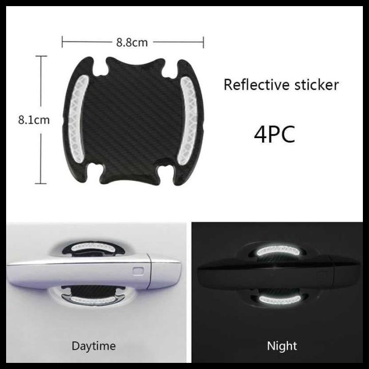 Jual Stiker Pelindung Reflektor Carbon Pelindung Gagang Handle Mobil ...