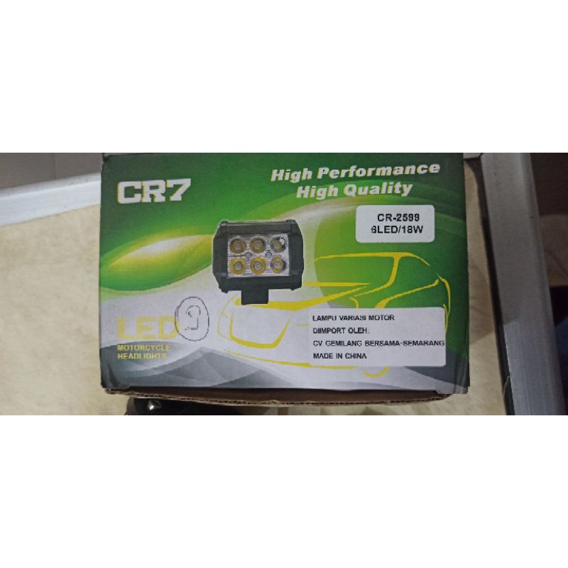 Jual lampu led model kotak persegi LED 6 MATA CR7 | Shopee Indonesia