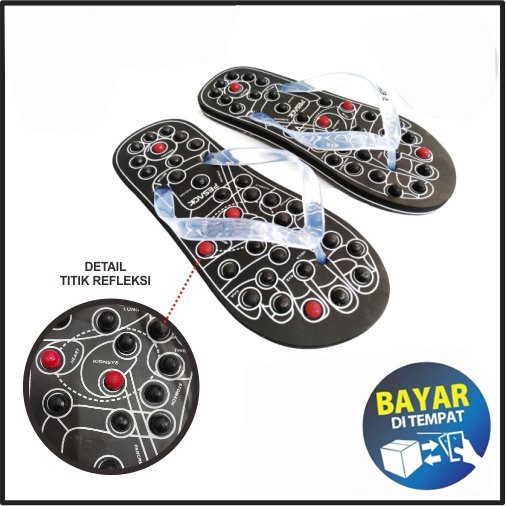 Jual Sandal Rematik Terapi Kesehatan Refleksi Pijat Kaki | Shopee Indonesia