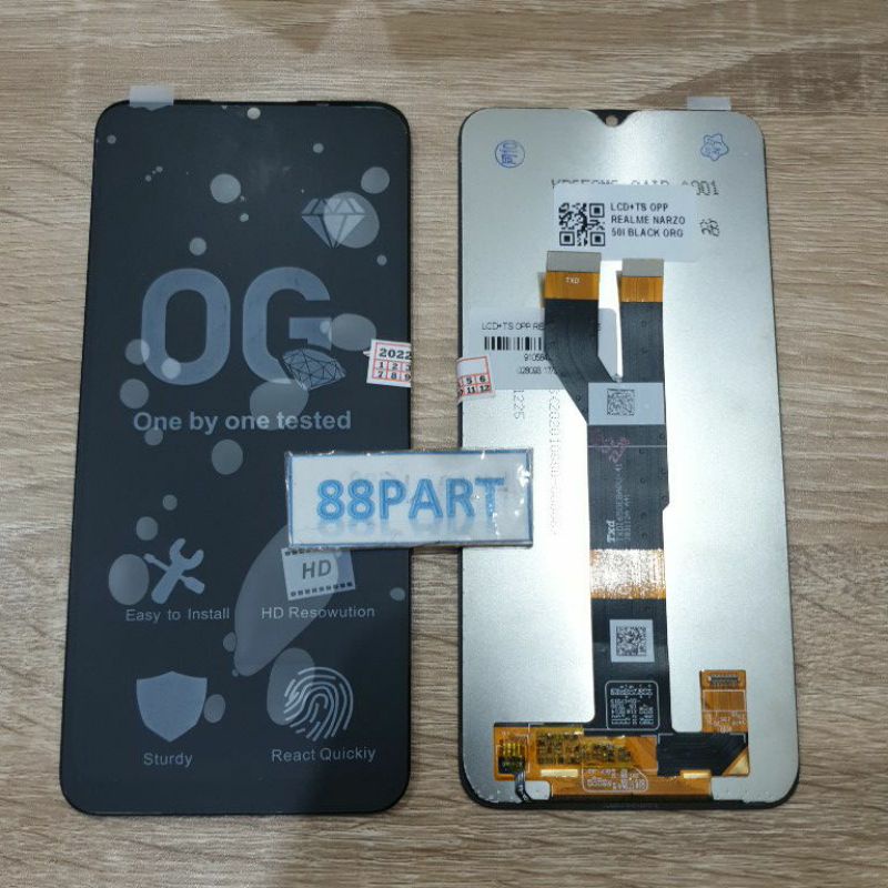 Jual LCD REALME C20 2021 C21 C11 2021 NARZO 50I | Shopee Indonesia