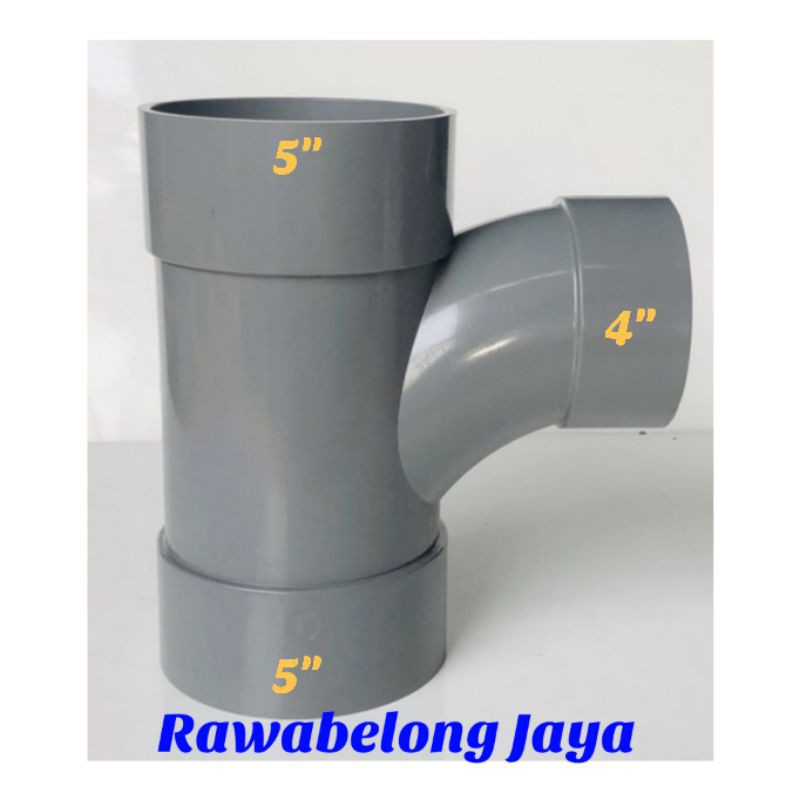 Jual RUCIKA TEE WAY D 5 x 4 inch 90 DERAJAT PVC | Shopee Indonesia