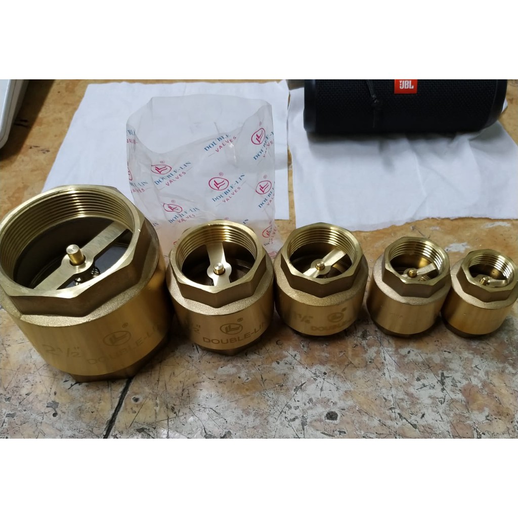 Jual Tuzen Klep Valve Brass "Doublelin" Drat 1" (Inch) | Shopee Indonesia
