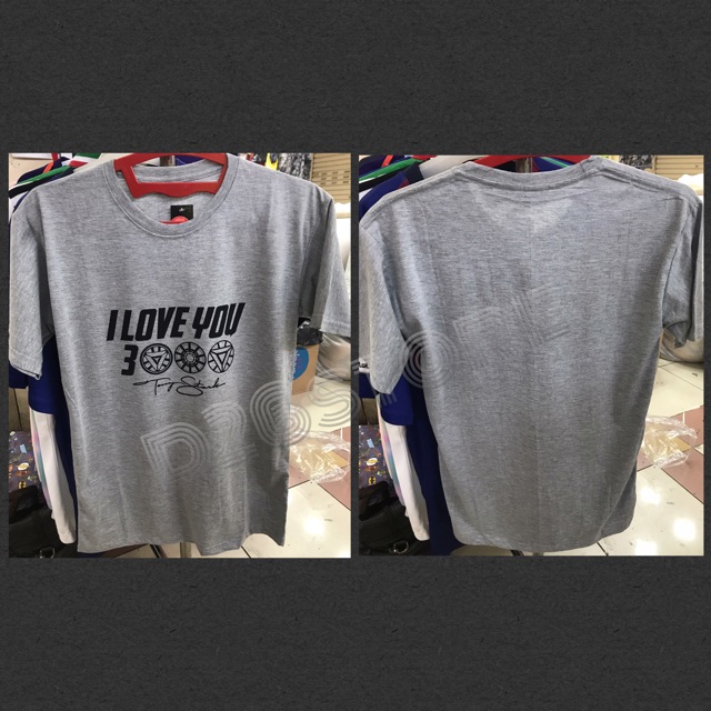 Jual Kaos Marvel Avengers End Game I Love You 3000 Tony Stark Iron man ... Jual Kaos Marvel Avengers End Game I Love You 3000 Tony Stark Iron man ...