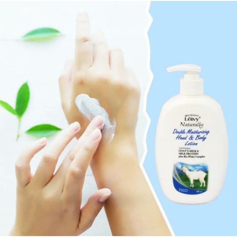 Jual (ORIGINAL) Leivy Hand & Body Lotion Goats Milk ( 500 Ml / 270 Ml ...