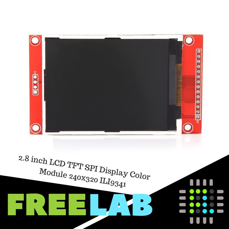 Jual 2.8 inch LCD TFT SPI Display Color Module 240x320 ILI9341 | Shopee Indonesia