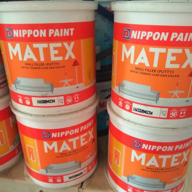 Jual Plamir Matex / Pelamir Plamur Matex Wall Filler 1kg | Shopee Indonesia