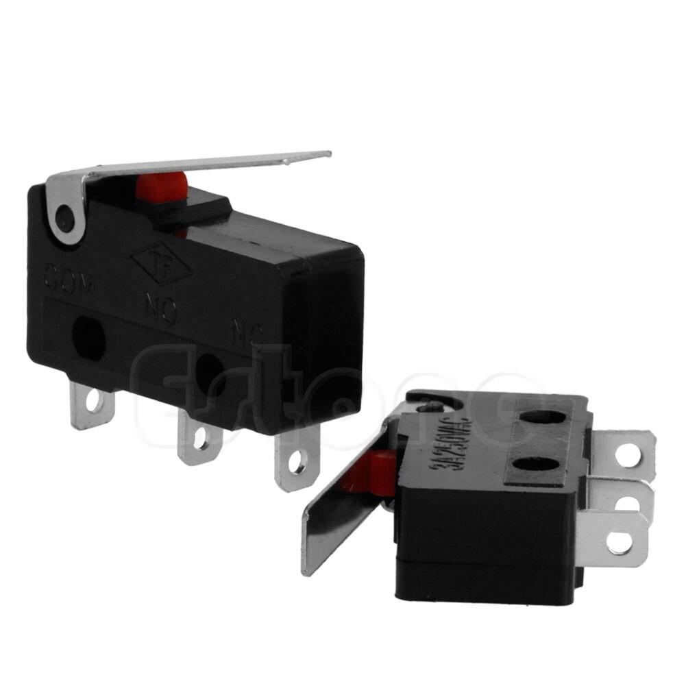 Jual Micro Limit Switch Saklar 5A 250V 3 PIN Terminal Gagang NO NC | Shopee Indonesia
