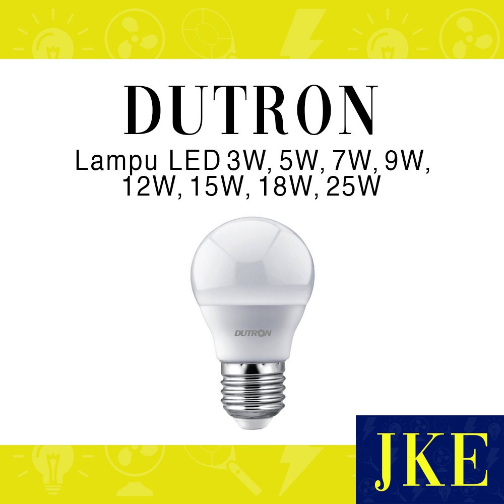 Jual Bohlam Lampu LED Dutron : 5 watt GARANSI 1 TAHUN | Shopee Indonesia