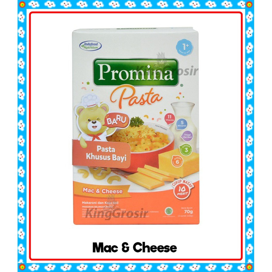 Jual Promina Pasta Mac and Cheese 70gr / Pasta Khusus Bayi 1 Tahun ke ...