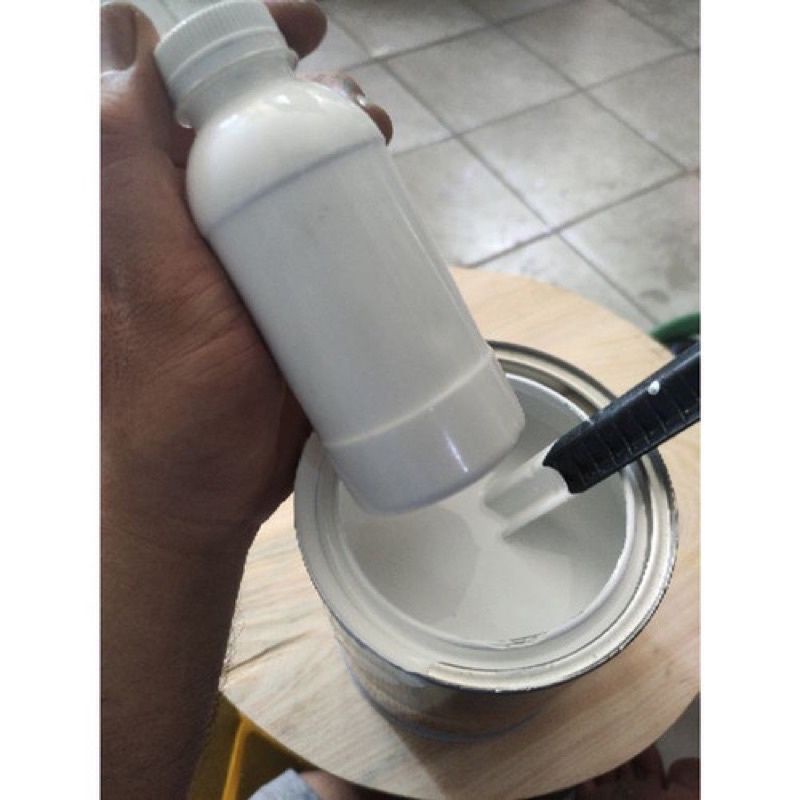 Jual Cat Putih Super White 200ml NC/ Pu | Shopee Indonesia