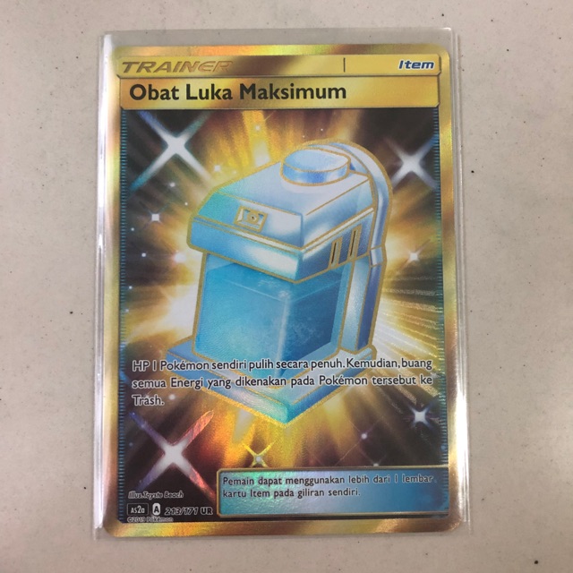 Jual Obat Luka Maksimum Trainer UR - TCG Pokemon Indonesia | Shopee ...
