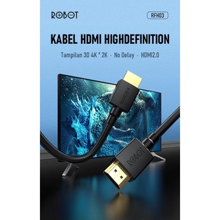 Jual ROBOT Kabel HDMI 2.0 Cable High Definition No Delay 3D 4K*2K HDTV ...