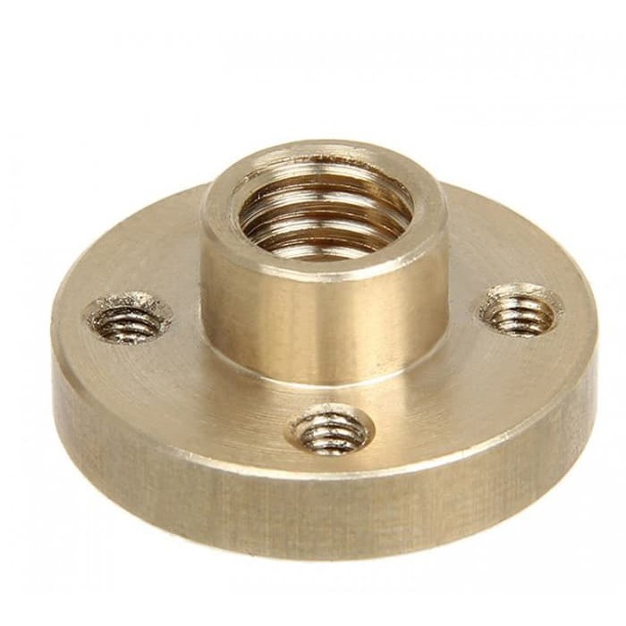 Jual Promo NUT T10 pitch 2mm material brass Berkualitas | Shopee Indonesia
