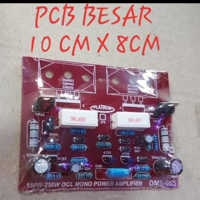 Jual kit pcb modul driver power ampli amplifier mono 150w 200w 150 200 ...