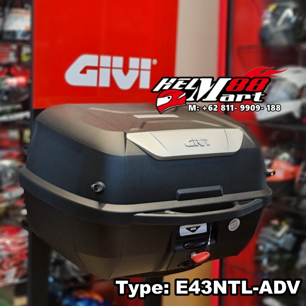 Jual Box Motor GIVI E43 ADV Mulebox Advance Top Box GIVI E43NTL-ADV Box ...