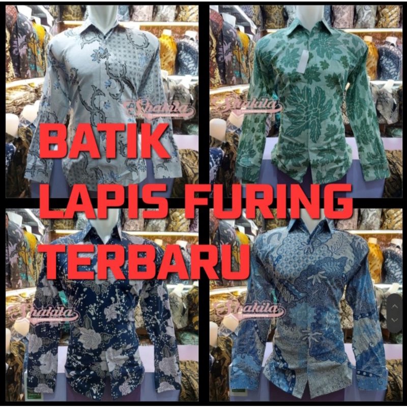 Jual Baju Batik Baju Batik Furing Baju Batik Lapis Furing Batik Premium ...