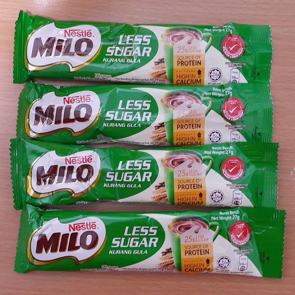 Jual MILO Less Sugar Sachet | Shopee Indonesia