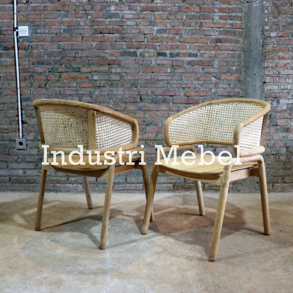 Jual Kursi Makan Restoran Rotan Retro Scandinavian Terbaru - Kursi Cafe Jepara Harga Murah ...