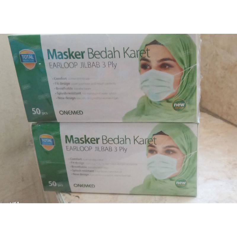 Jual Masker Jilbab/Hijab - Hijau | Shopee Indonesia
