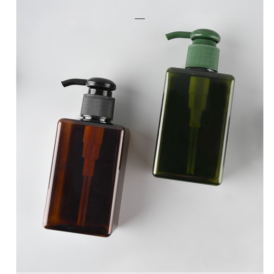 Jual Botol Shampo Botol Sabun 100ml Kotak Segi Plastik Pump Botol ...