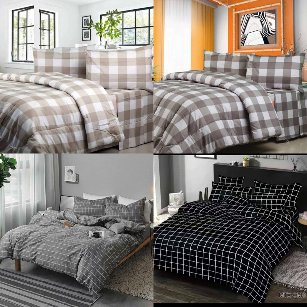 Jual Bed Cover Selimut satu Set dengan seprei 180x200/160x200/Bed Cover ...