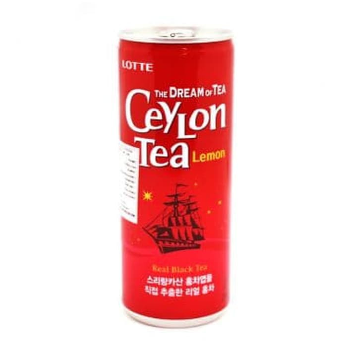 Jual Lotte Ceylon Tea 240ml Teh Rasa Lemon 240ml Made In Korea | Shopee ...