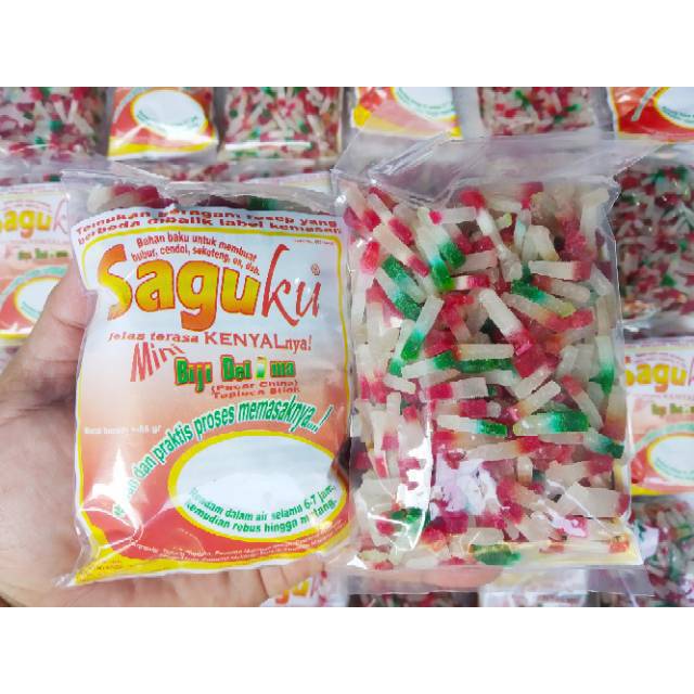 Jual Sekoteng SAGUKU MBD 88 Gram (Mini Biji Delima) kemasan dawet ...