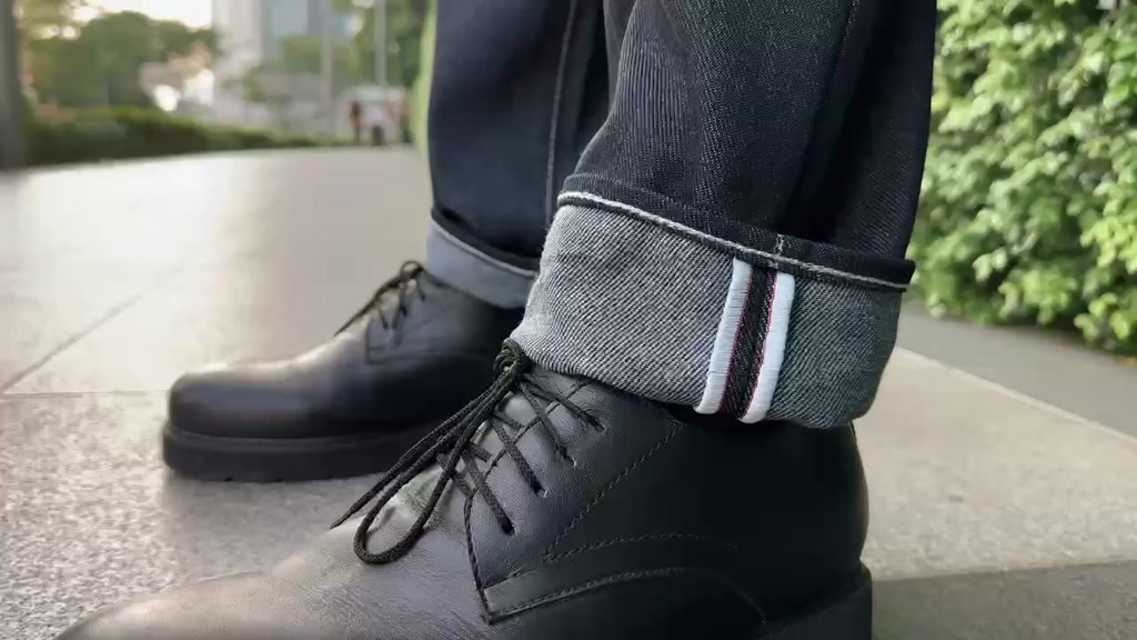 Jual Transworld Celana Denim Selvedge Accent 15 OZ Kaku Black Indigo ...