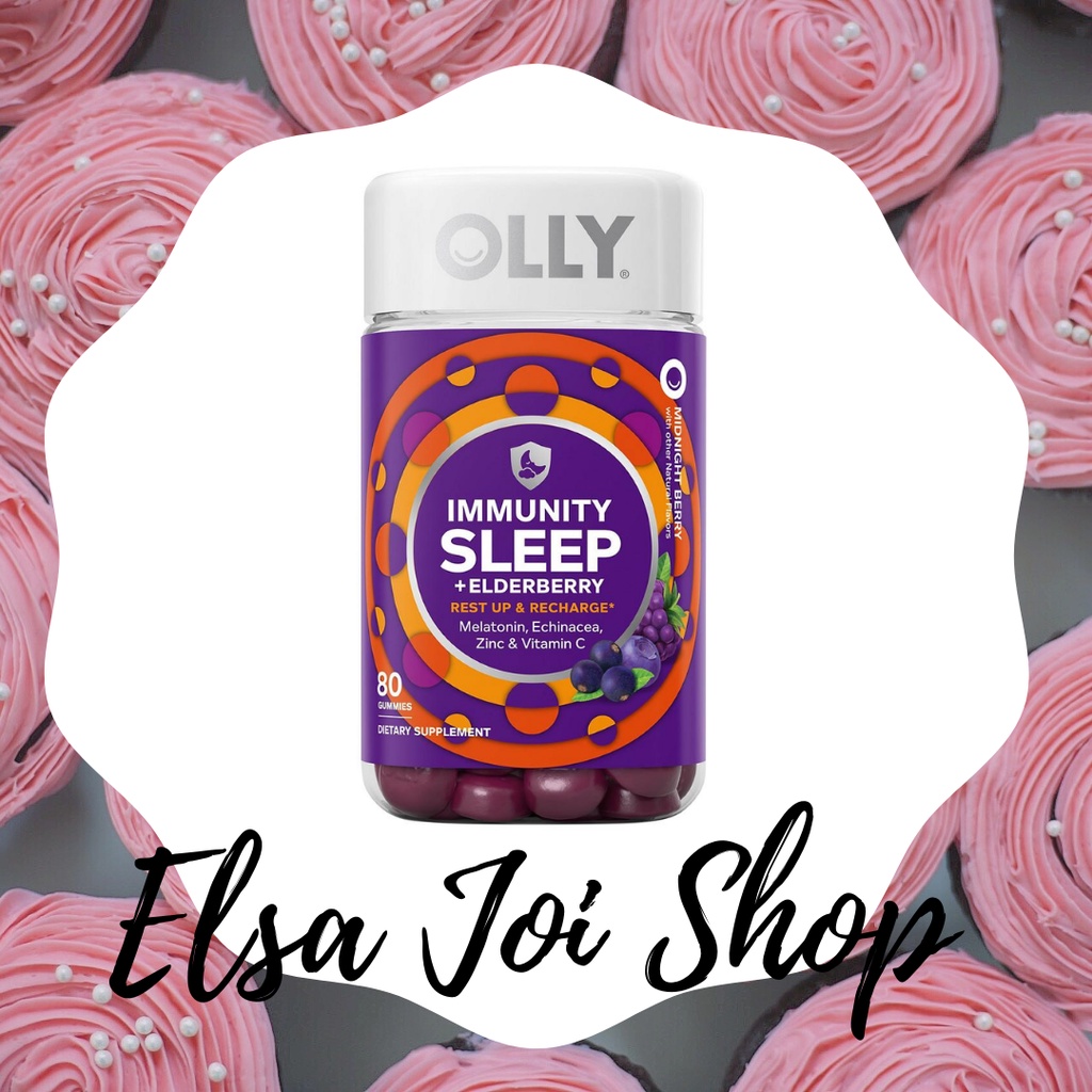 Jual OLLY IMMUNITY SLEEP + ELDERBERRY Rest Up & Recharge Gummies ...