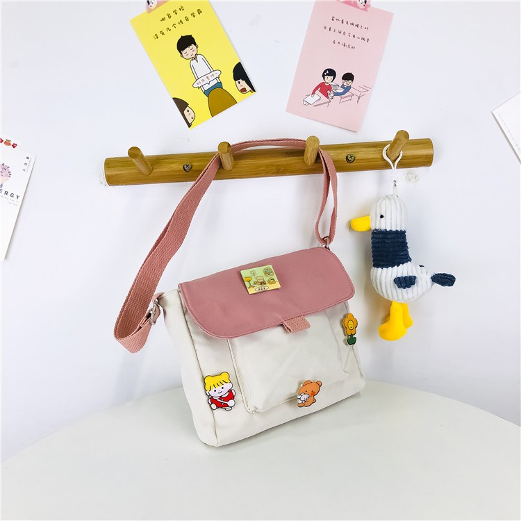 Jual FYG1423 Tas Kanvas Mini Perempuan Korean Style Fashion Wanita ...
