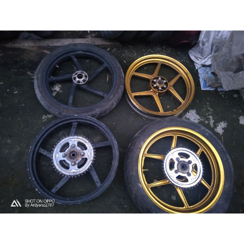 Jual velg Racing/balok/Bintang ring 17 tapak lebar PNp tirev Double ...