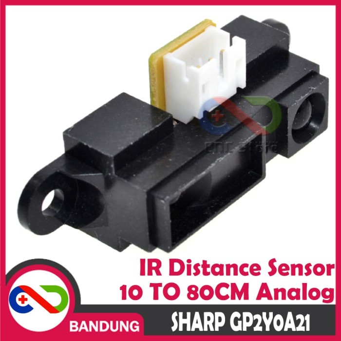 Jual SHARP IR GP2Y0A21YK0F GP2Y0A21 ANALOG SENSOR JARAK 10 TO 80CM DISTANCE SENSOR | Shopee ...