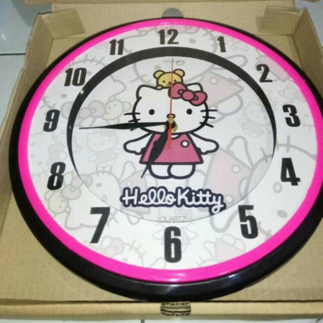 Jual JAM DINDING KARAKTER HELLO KITTY | Shopee Indonesia